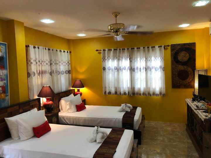 Deluxe Twin Room One: On The Mekong Resort - Luang Prabang