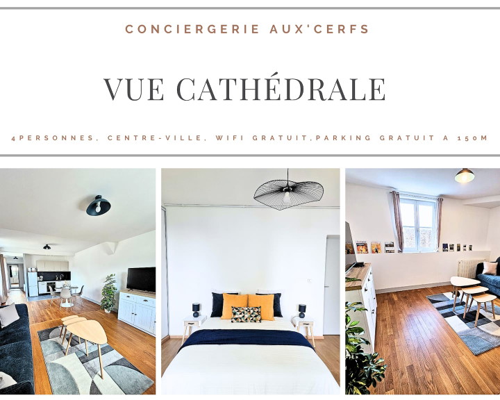 Aux'cerfs - Vue Cathédrale - Monéteau
