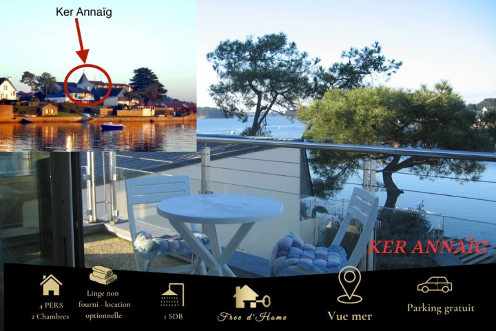 Ker Annaïg - Terrasse Privée Sur Le Golfe - Morbihan