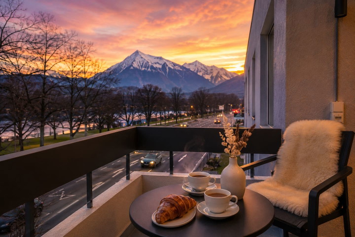 Lakeview Loft W/ Balcony & Ac · Near Interlaken - Thun