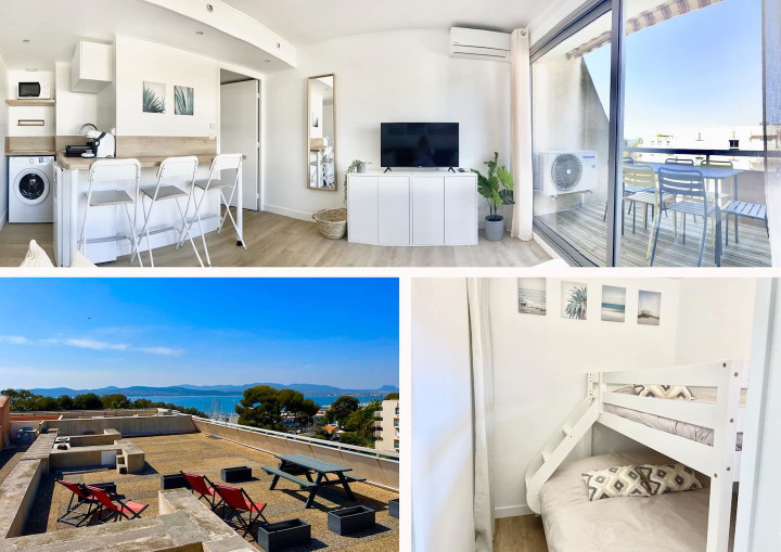 Superbe Rooftop Vue Mer *Port Santa Lucia* 5 Pers - Saint-Raphaël