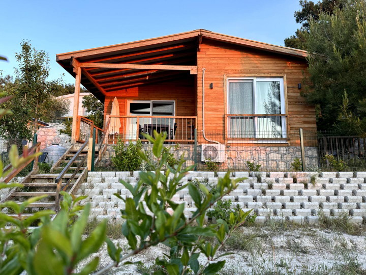2+1 Wooden House With Sea View In Karaburunboyabağ - Karaburun