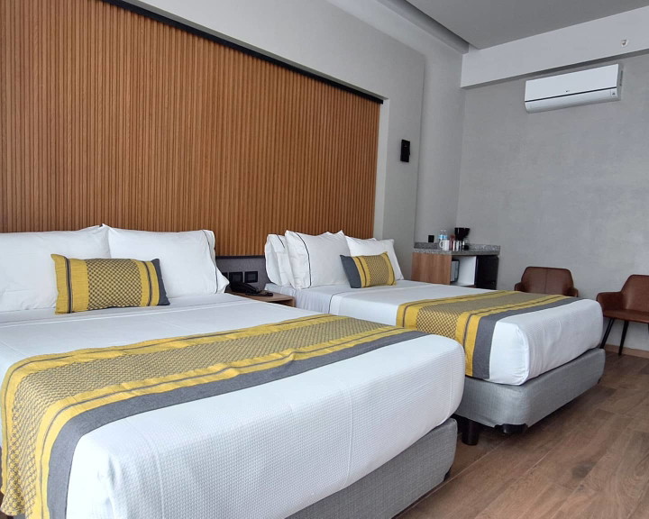 Habitación Estandar 2 Camas Matrimoniales - Mexico City