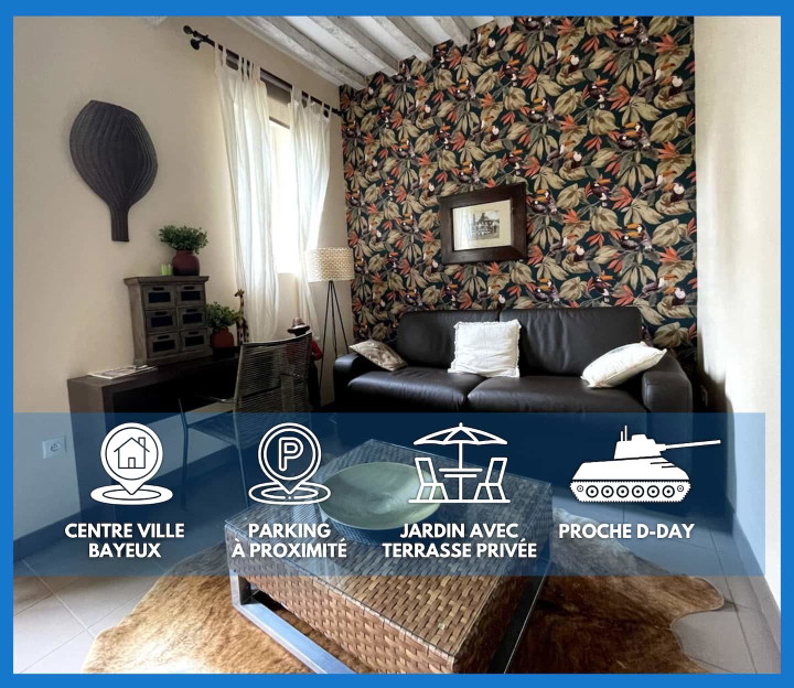 Colonial: Apt Bayeux Center Ground Floor With Terrace - Bayeux
