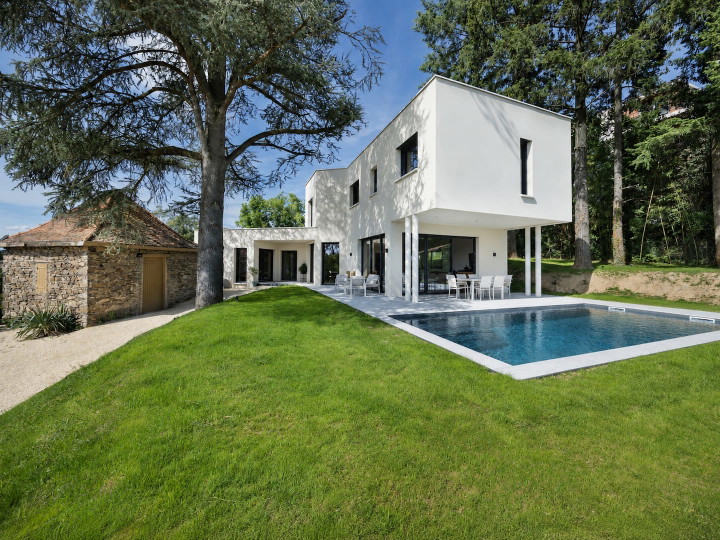 Villa Darchitecte Contemporaine Avec Piscine - Lyon