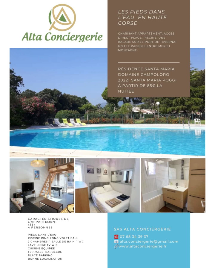 Mini-villa With A/c In Tree-planted Residence - Swimming Pool, Seaside, Corsica - Corsica