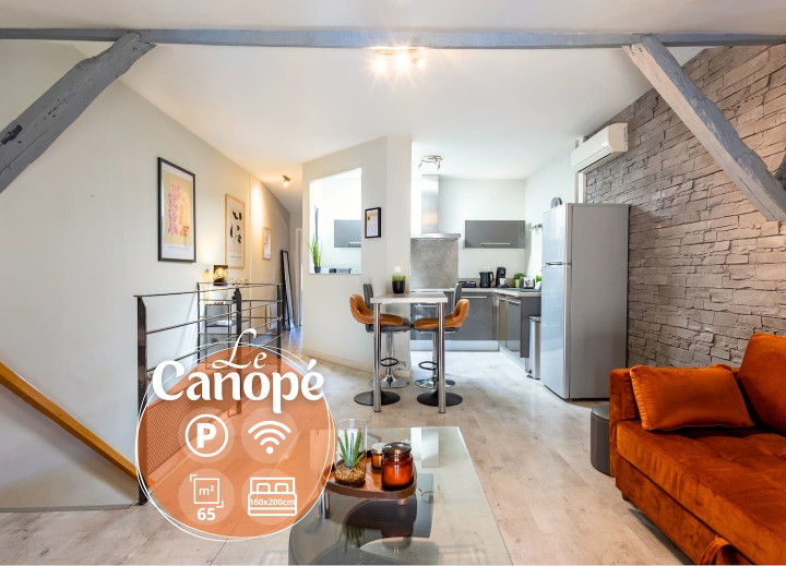 Le Canopé | Duplex Confort, Lits Queensize - Castres