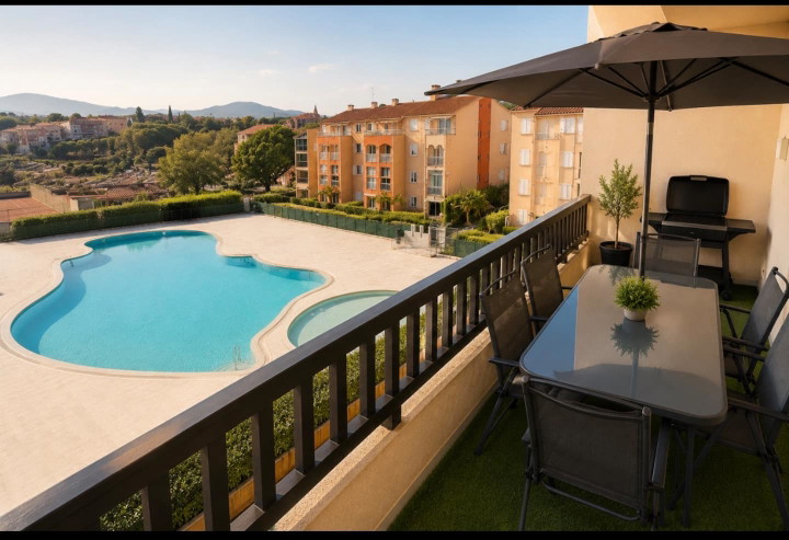 Lagon Bleu Fréjus  4pers., Piscine Et Parking - Fréjus