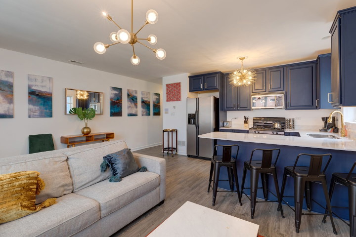 2bd, 2ba + Sofabed Condo Near Downtown & Park - Burbank, IL