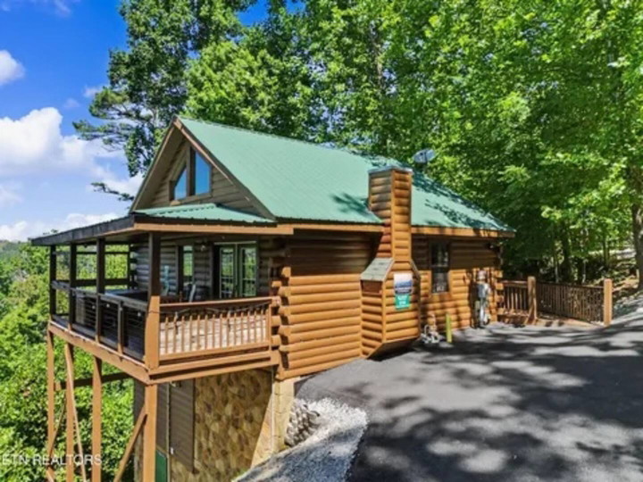 Firepit | Views From Hot Tub | Fairly Private Deck - Gatlinburg, TN