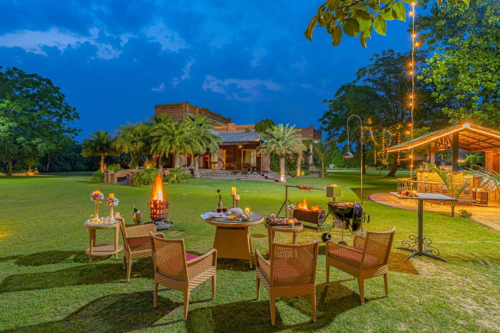 Stayvista Peacocks & Partridges | Lawn+wifi - Jalandhar