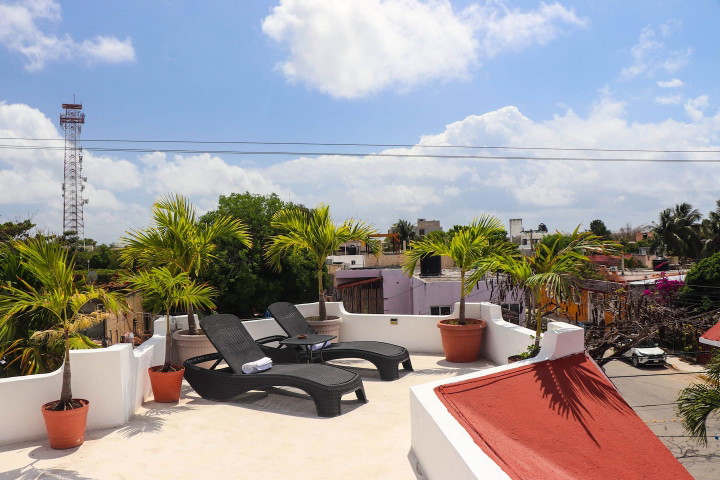 À 2 Pâtés De Maisons De L'appartement Hexagonal D'ado - Tulum