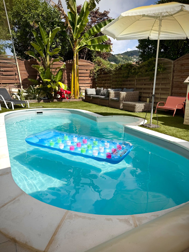 Joli Appartement Bas De Maison Piscine Privative - Nizza