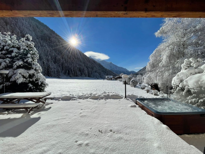 Grand Chalet Av Spa, Sauna,terrasse,vues,intimité! - Vallorcine
