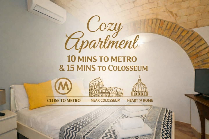 [Rome Centre 10 Min] Roman Charm | Metro + Patio - Rome