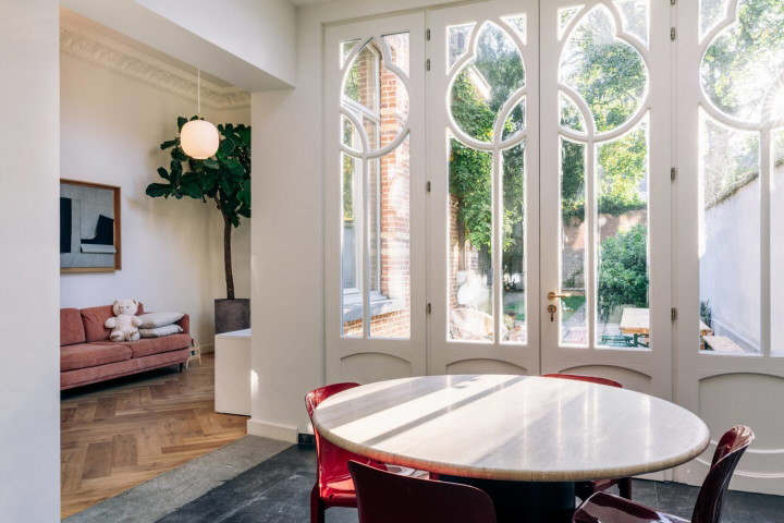 Art Nouveau Huis In Zurenborg Wijk. - Belgique
