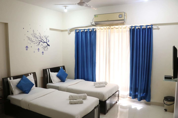3 Bhk A.c Service Apt In Malad West - Mumbai