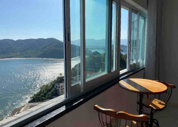 Loft Vista Sensacional Do Mar Com Ar Condicionado - São Vicente