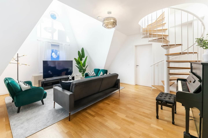 Penthouse Duplex De 130 M² Avec Terrasse Sur Le Toit - Hanovre