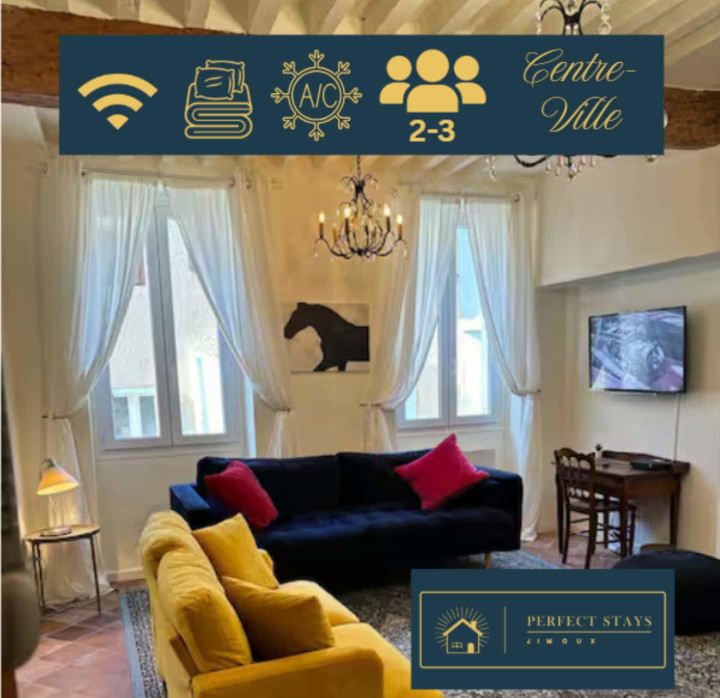 Apartment With Air-conditioning (2 Beds, Sleeps 3) - Limoux