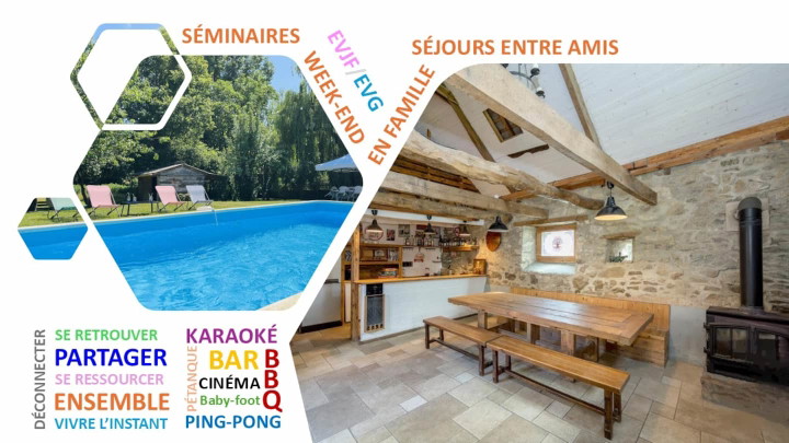 Gîtes Bretons - Piscine & Grange Festive (15 Pers) - Lamballe