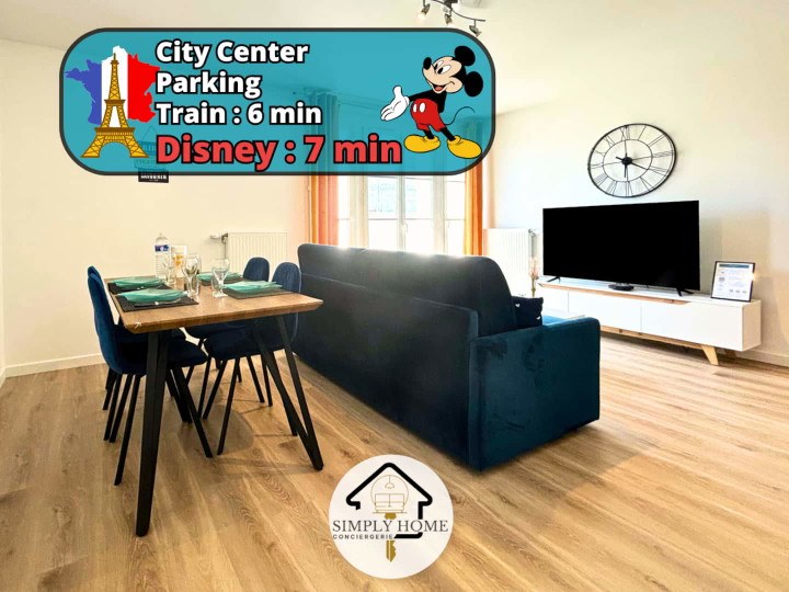 Majestic Disney 7min/ Gare 6min/ Paris + Parking - Serris