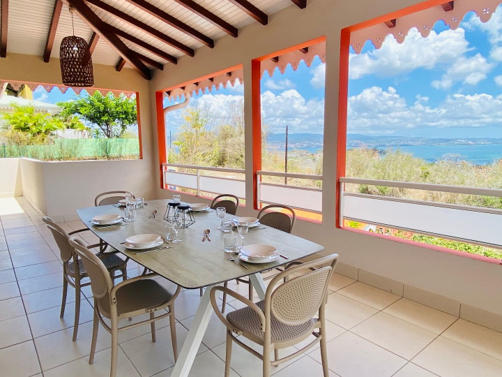 Grand T4, Piscine, 6 Pers, Vue Mer = Top Vacances - Martinique