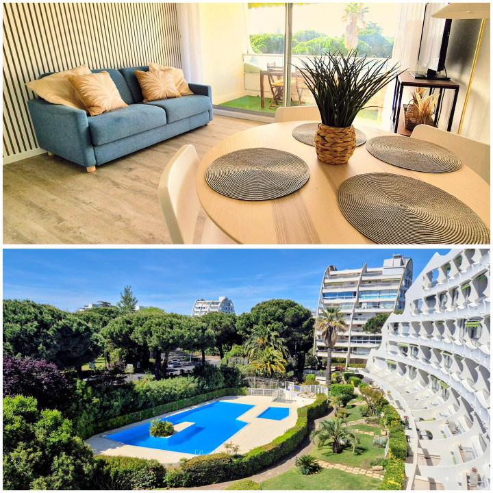 Beautiful Sunny Apartment With Pool View - La Grande-Motte