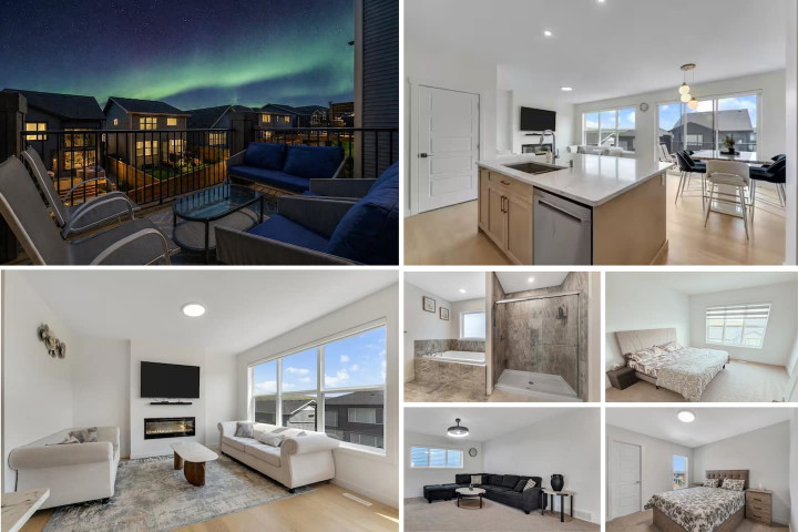 Northern Lights, Rocky Mtn Views 4br Cochrane Home - Cochrane