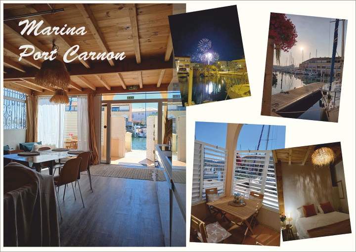Marina Port Carnon Mer à 5' Clim +Terrasse+garage - Carnon