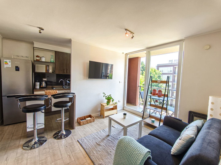 Flat 2d+2b, 3 Beds, Parking, Wi-fi, Tv, Lift - Chillan