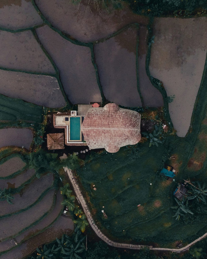 Kiavik Bali Bamboo House Jungle & Rice Fields View - Sidemen
