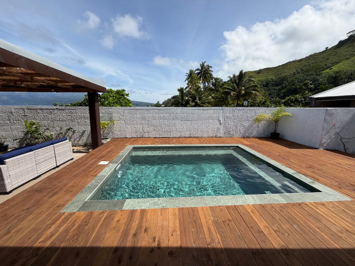 House With Pool And Private Sea Access, Bbq - Tahiti