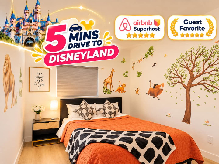 S2 Charming Home 5 Mins To Disneyland Parking - Anaheim, CA