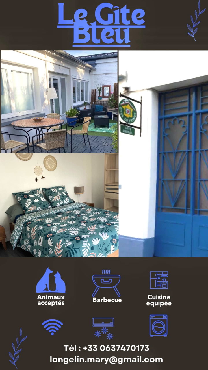Bienvenue Au Gîte Bleu - Arras