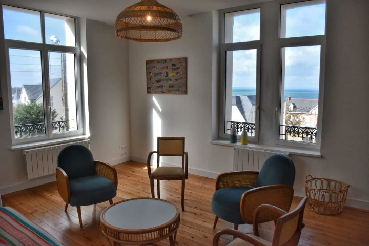 Appart Dans Villa, Plage à 80m, Vue Mer, 6 Pers - Pléneuf-Val-André