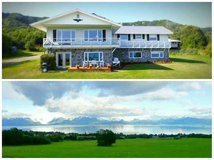 28&nbsp;Acres Privés - Vue Sur La Baie à 180° - Maison Entière&nbsp;! - Alaska