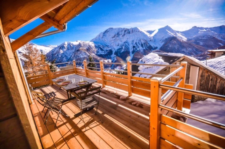 Chalet Plein Sud Orcieres Merlette 10-12 Personnes - Orcières