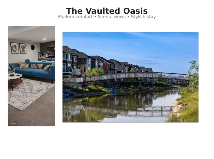 The Vaulted Oasis ~ 2 Bed W/ Garden Access - Airdrie
