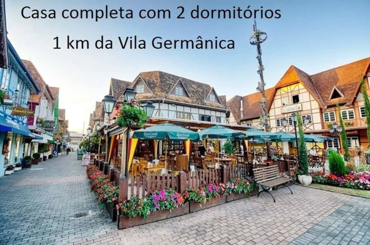 Casa Completa 2 Dormitórios Prox. à Vila Germânica - Blumenau