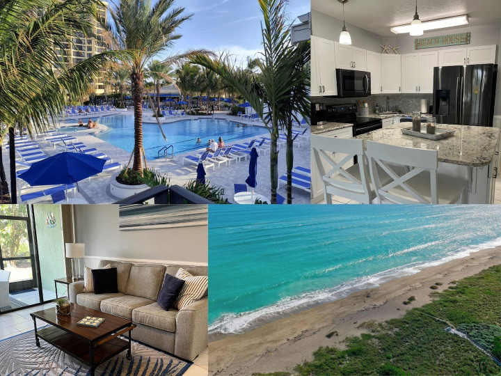 Beach, Golf, Pools! 4 Min Walk To Beach. King Bed - Bahamas