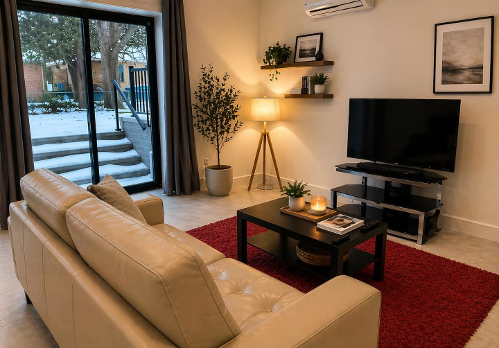 Entire Walk-out 1-bedroom Suite | Private Entrance - Vaughan