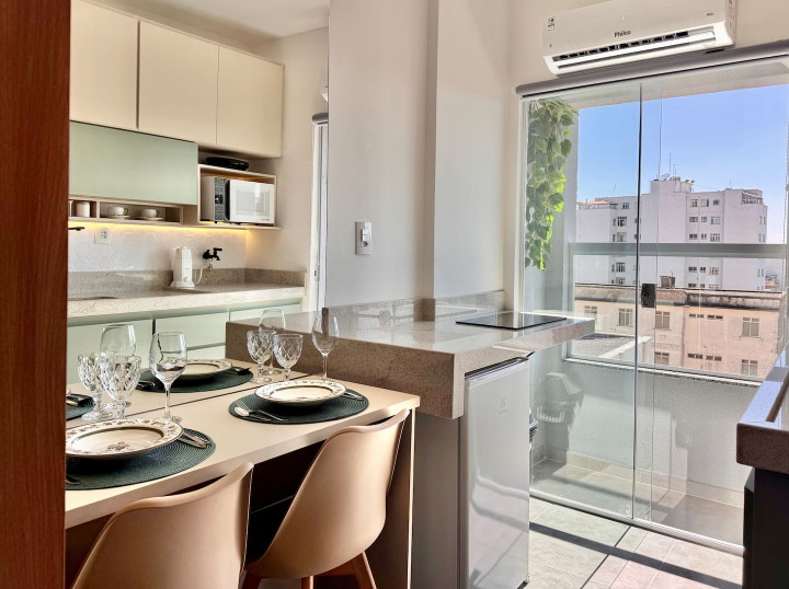 Aurora Home | Centro, Vaga Grátis, Ar Condicionado - Barbacena
