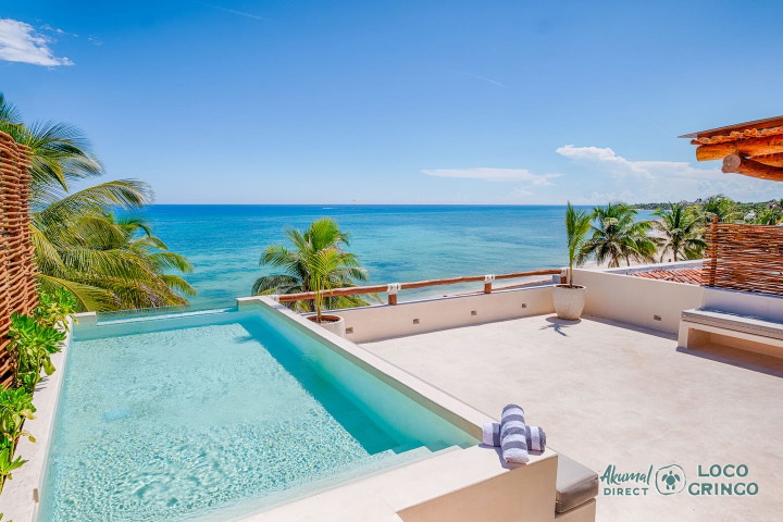 Beachfront Villa Luxe  Heated Pool  Sup & Kayaks - Akumal