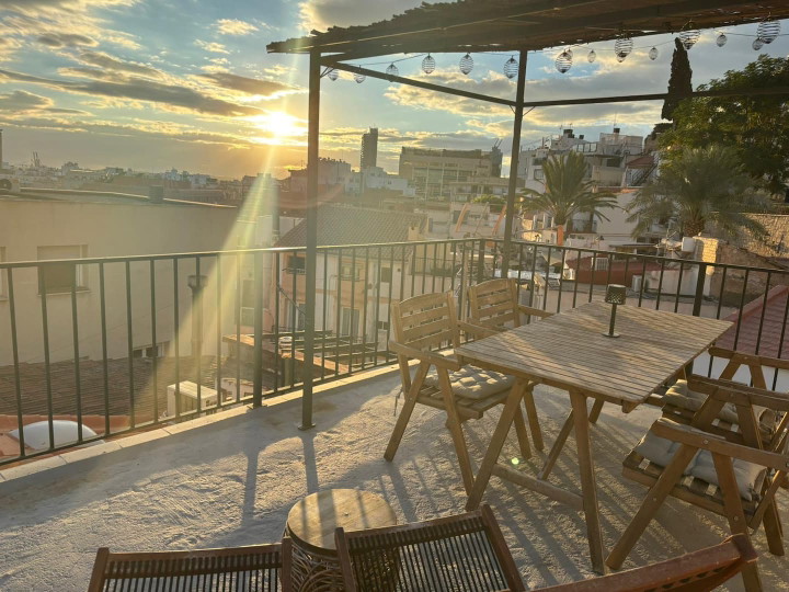 Terrasse Privée Romantique Avec Vue Sur La Mer Et Le Château - Alicante