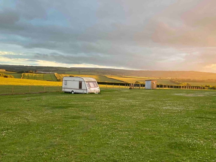 Grass Camping Pitch For Two - Cornwall