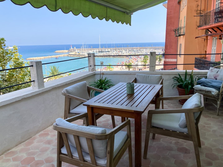 Appartement 2 Pièces Avec Terrasse - Vue Mer - Plage Rondelli (Menton)