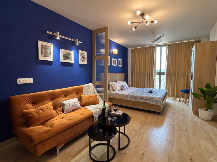 Amber Pvt Studio Suite@citycentre|fortview|gym|wifi - Jaipur