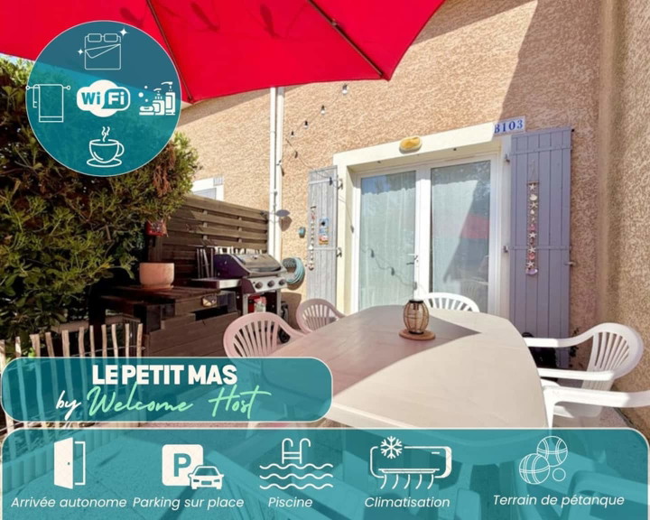 Le Petit Mas, 5 Pers Piscine à Calvisson - Calvisson