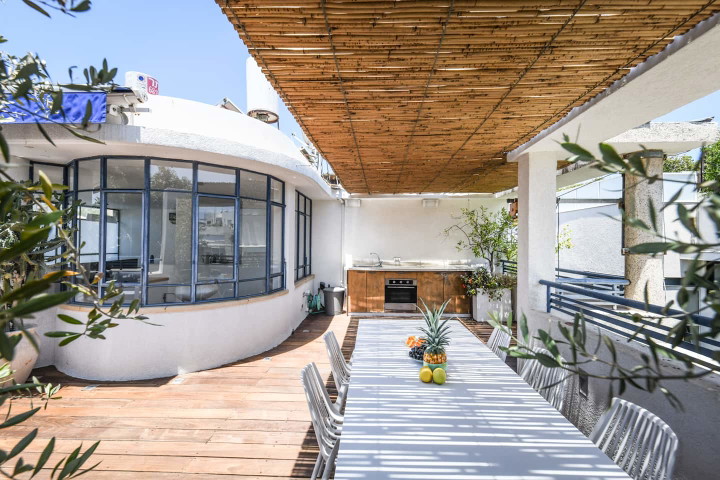 Spacious 3br Penthouse W Rooftop 7 Min From Beach - Tel Aviv-Yafo